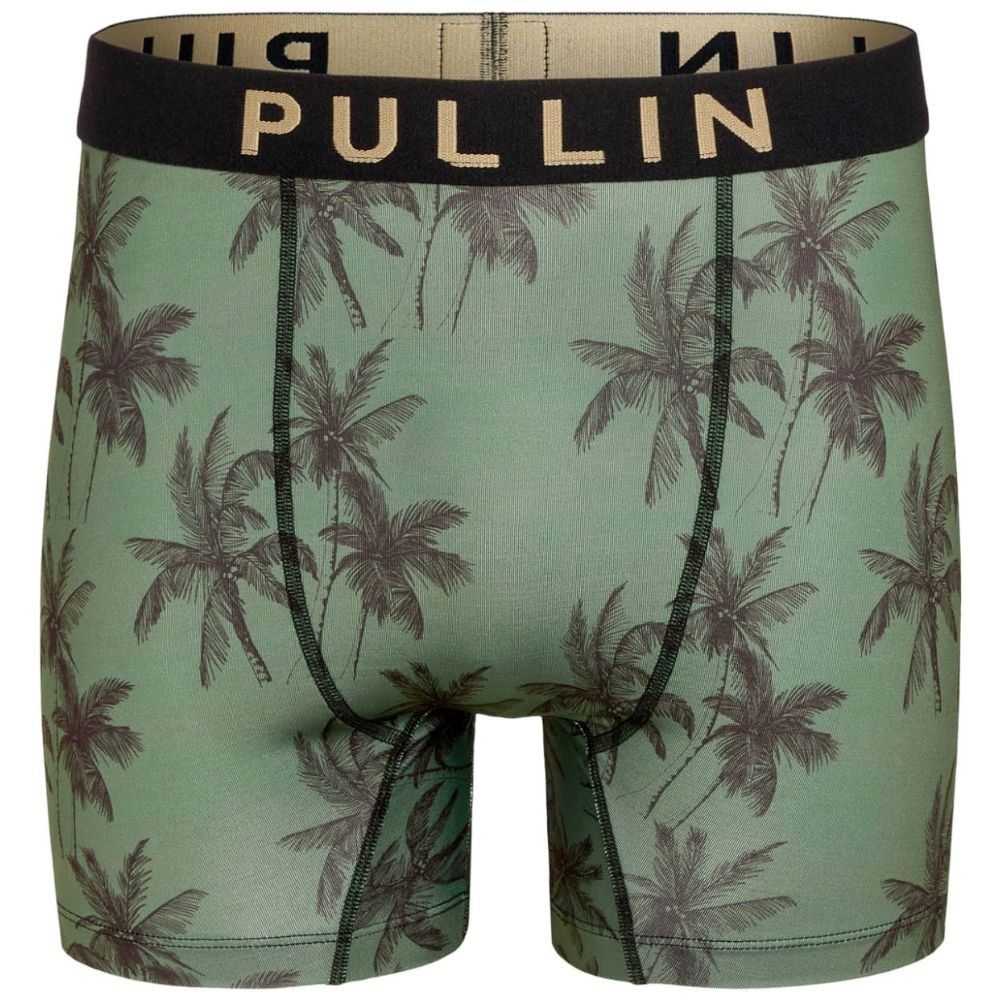 PULL IN Boxer Long Homme Microfibre MAUII Vert Kaki