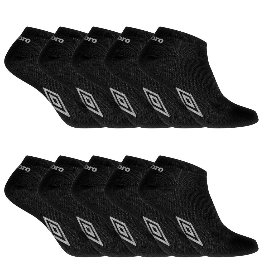 Lot de 10 Paires de Chaussettes homme Socquettes Sportif Blanc/Noir Uni ...