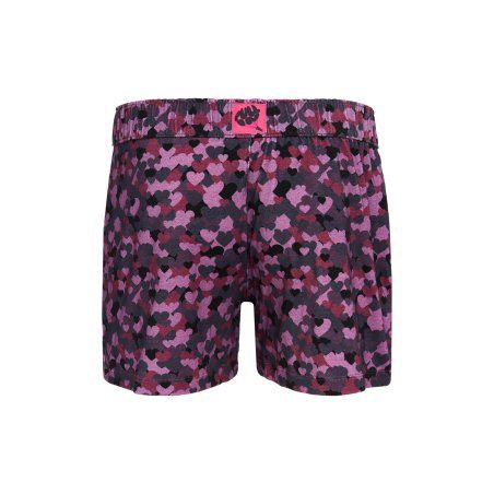 Boxer homme Lyocell Violet/Noir Imprimé - Pull In