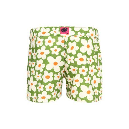 Boxer homme Coton Vert/Blanc/Orange Imprimé - Pull In
